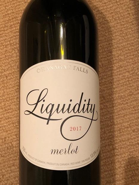 2017 Liquidity Wines Merlot, Canada, British Columbia, Okanagan Valley ...