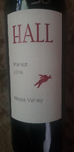 2016 Hall Merlot, USA, California, Napa Valley - CellarTracker