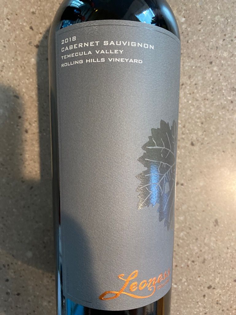 2018 Leoness Cellars Cabernet Sauvignon Vineyard Selection Series ...