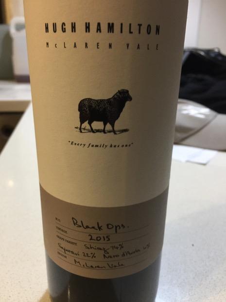 2015 Hugh Hamilton Black Ops Shiraz Saperavi, Australia, South ...