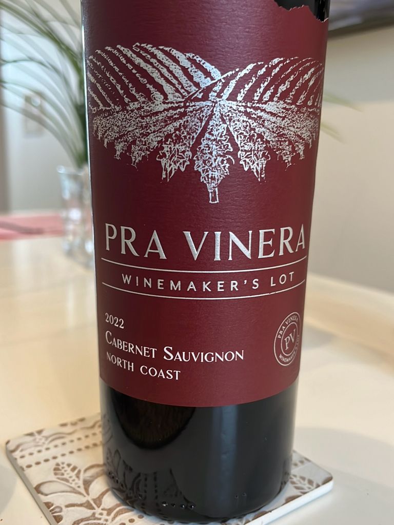 2022 Pra Vinera Cabernet Sauvignon Winemaker's Lot, USA, California ...