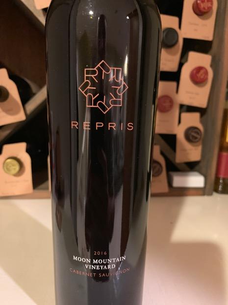 2016 Repris Cabernet Sauvignon, USA, California, Sonoma County, Moon ...