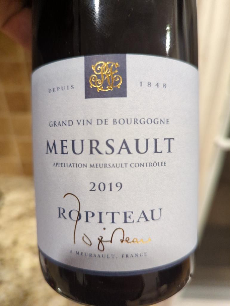 2019 Ropiteau Meursault Rouge, France, Burgundy, Côte de Beaune ...