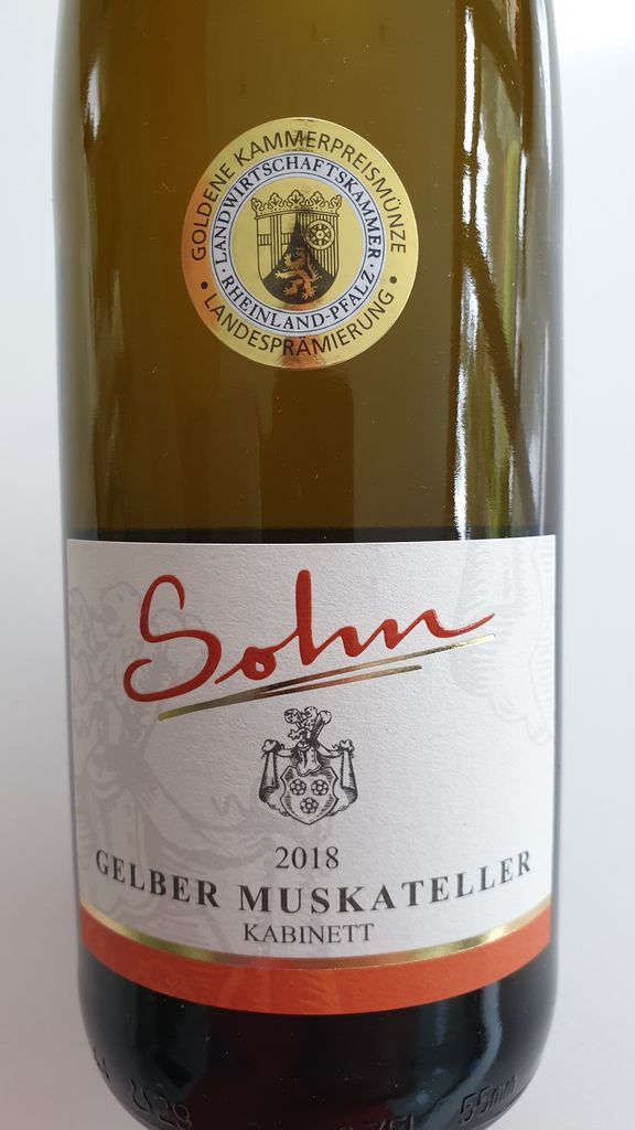 2018 Weingut Sohn Frankweiler Biengarten Gelber Muskateller Kabinett ...