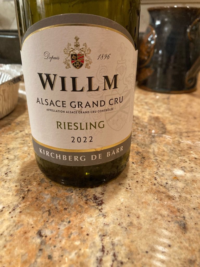 2022 Willm Riesling Kirchberg de Barr, France, Alsace, Alsace Grand Cru ...
