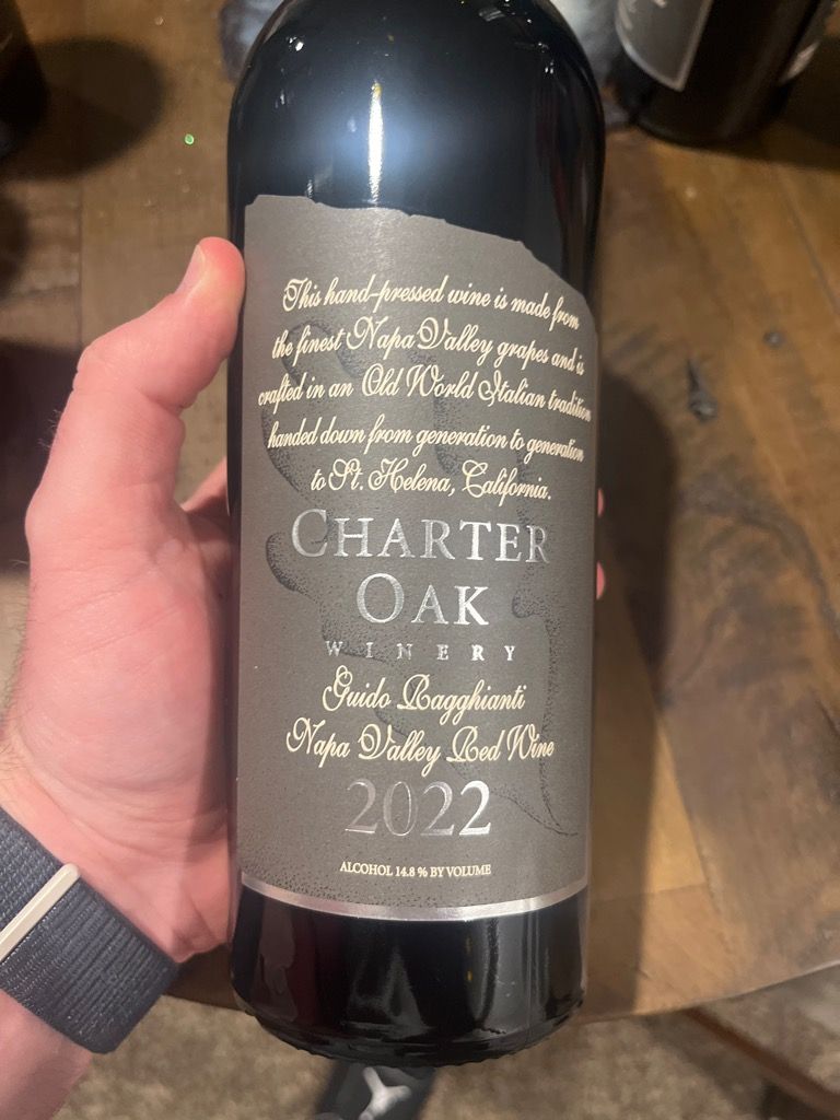 2023 Charter Oak Guido Ragghianti Old World Field Blend, USA ...