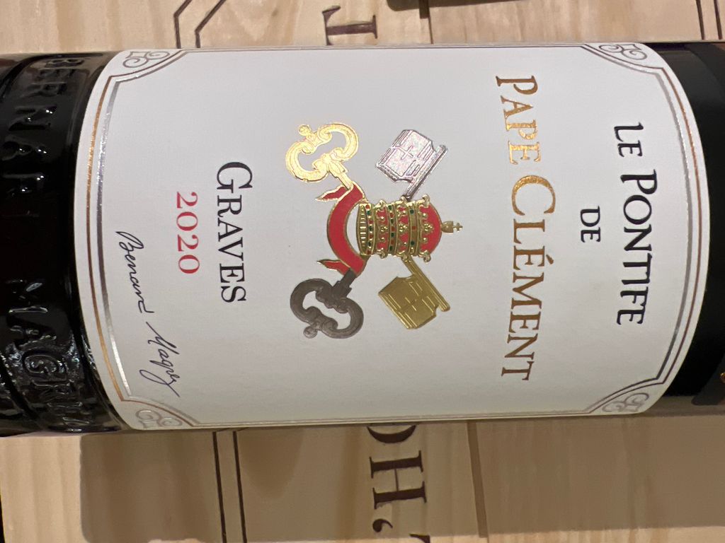 2020 Château Pape Clément Le Pontife de Pape Clément, France, Bordeaux ...