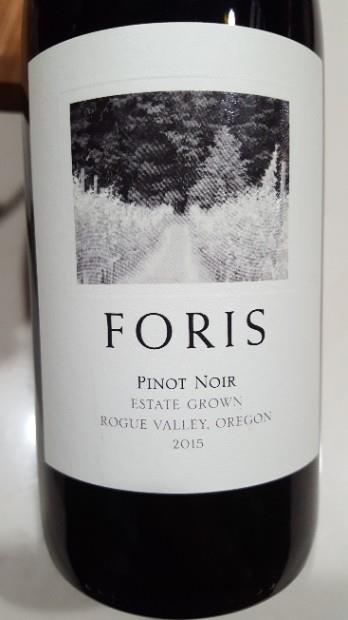 2015 Foris Pinot Noir, USA, Oregon, Southern Oregon, Rogue Valley ...