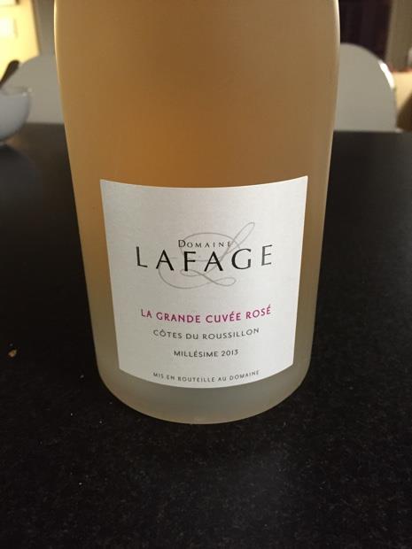 2013 Domaine Lafage Côtes du Roussillon Cuvée Rosé, France, Languedoc ...