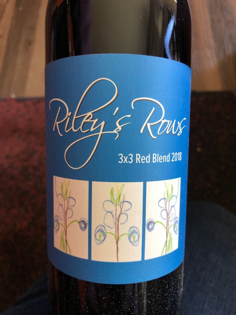 2018 Flanagan Riley's Rows 3x3 Red Blend, USA, California, North Coast ...