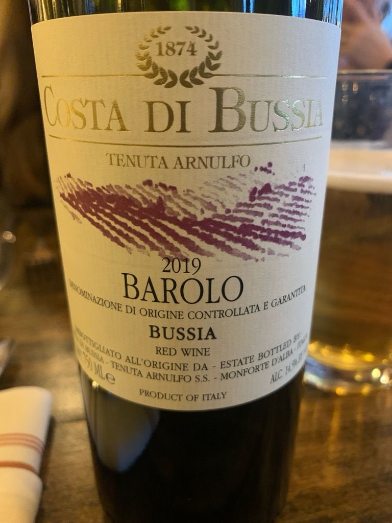 2020 Tenuta Arnulfo Costa di Bussia Barolo Bussia, Italy, Piedmont ...