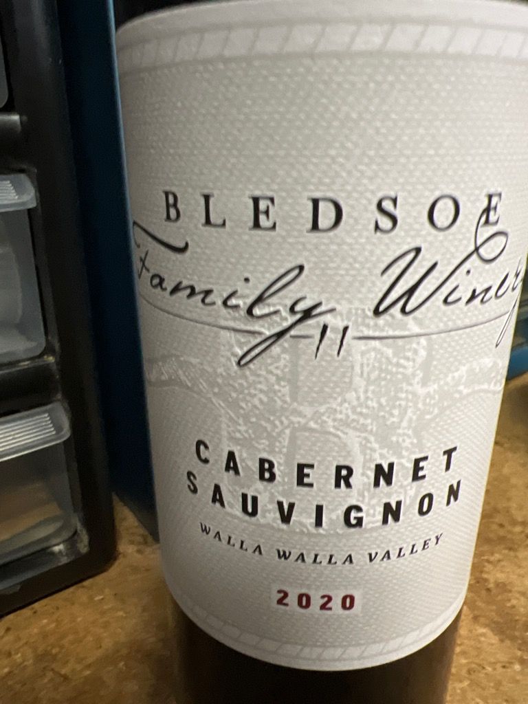 2020 Bledsoe Family Winery Cabernet Sauvignon, USA, Washington ...