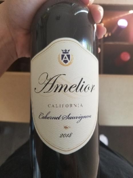 2018 Amelior Cabernet Sauvignon, USA, California - CellarTracker