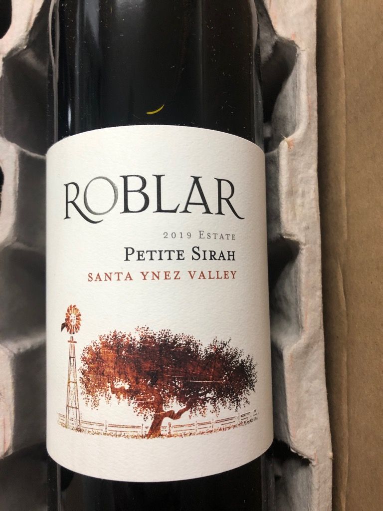 2019 Roblar Petite Sirah, USA, California, Central Coast, Santa Ynez ...