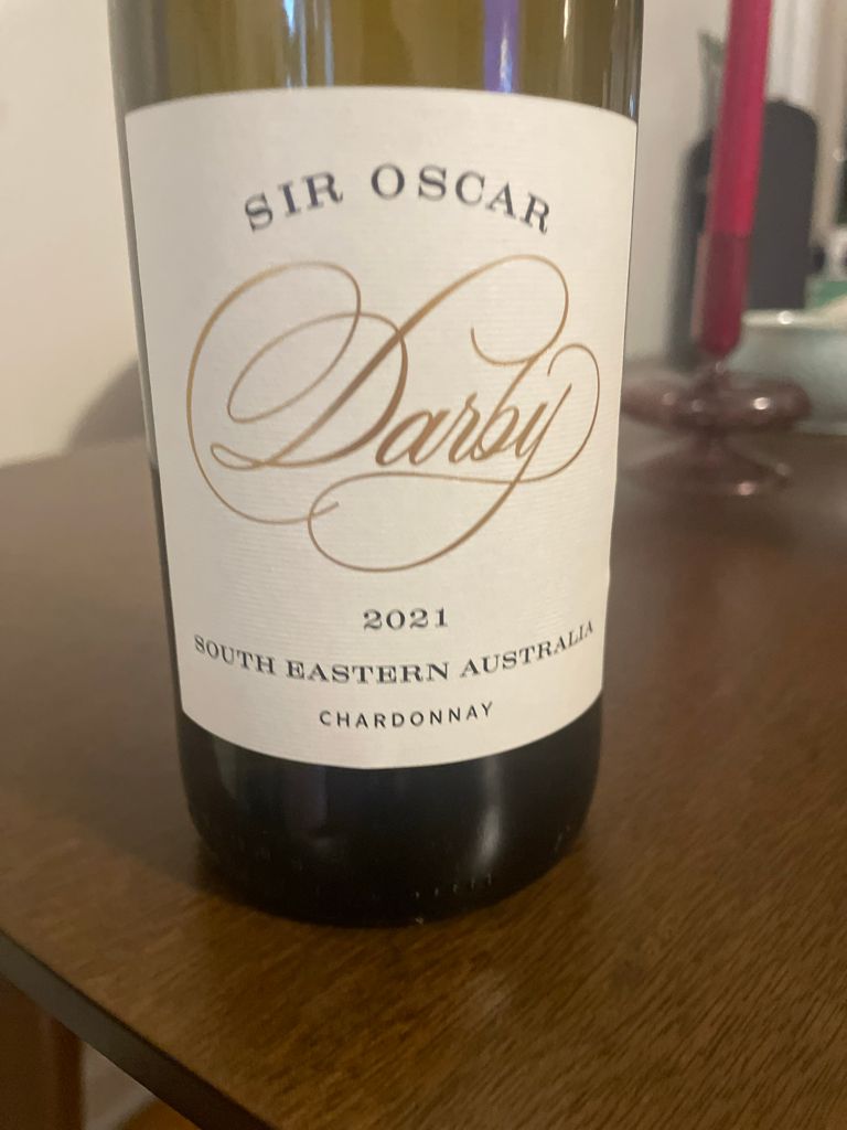 2021 Sir Oscar Darby Chardonnay, Australia, South Australia - CellarTracker