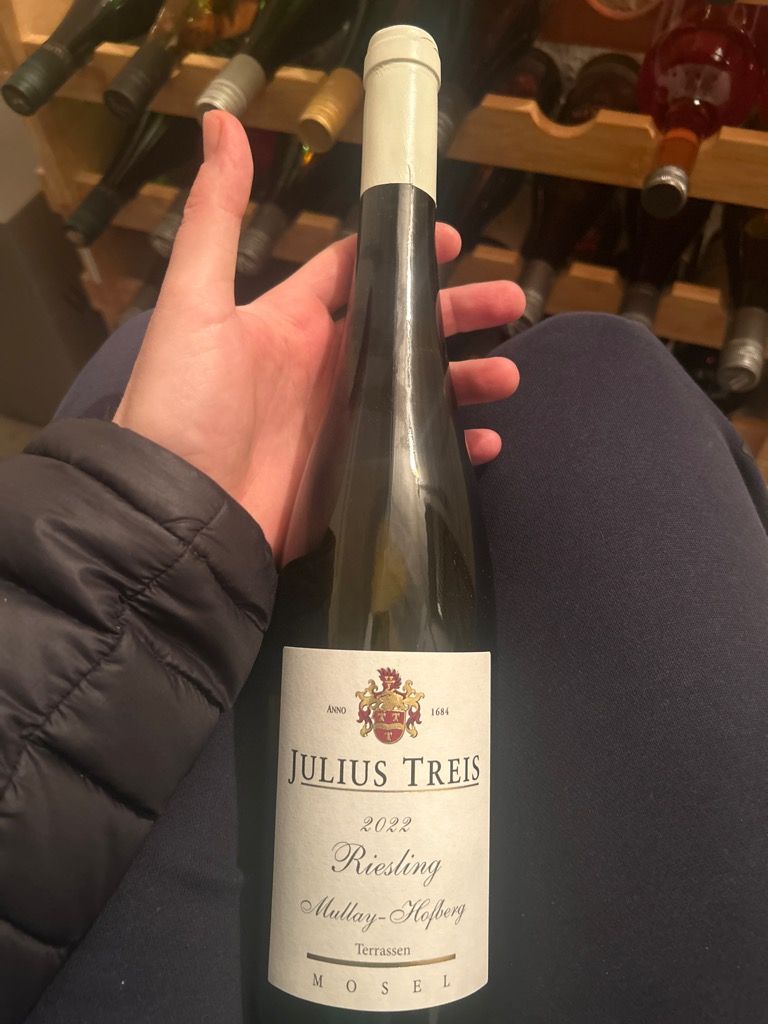 2020 Julius Treis Reiler Mullay-Hofberg Riesling Spätlese Terrassen ...