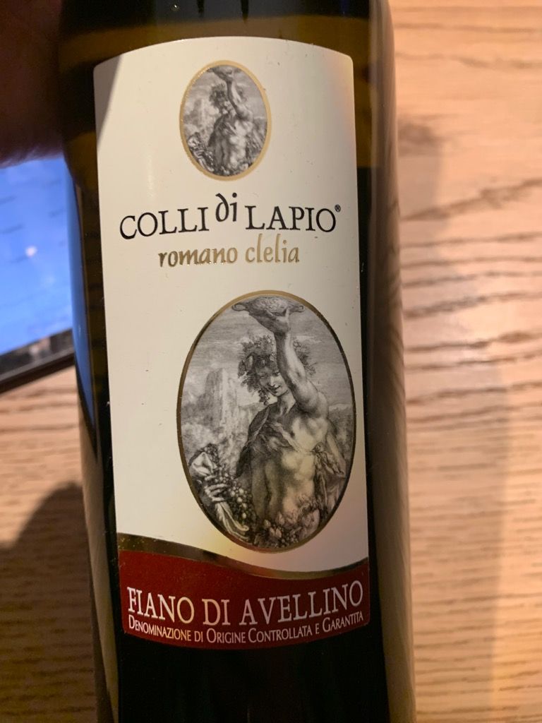 2020 Colli di Lapio Fiano di Avellino, Italy, Campania, Fiano di ...