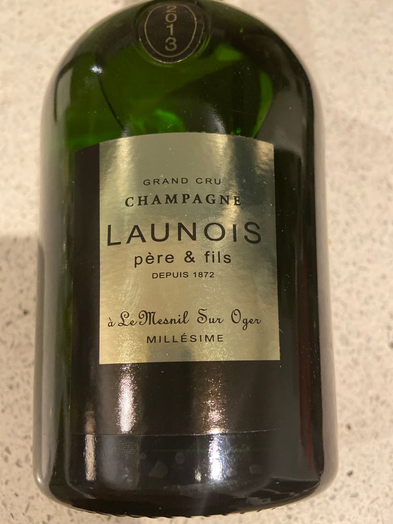 2013 Launois Pere et Fils Champagne Grand Cru Blanc de Blancs Brut ...