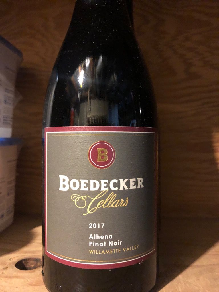 2017 Boedecker Cellars Pinot Noir Athena, USA, Oregon, Willamette ...