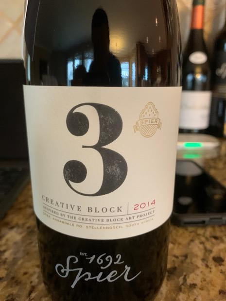 2014 Spier Creative Block 3, South Africa, Coastal Region - CellarTracker