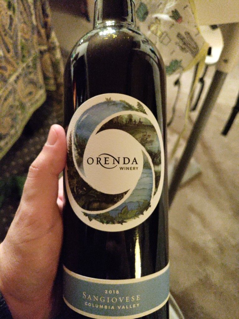 2018 Orenda Winery Sangiovese, USA, Washington, Columbia Valley ...