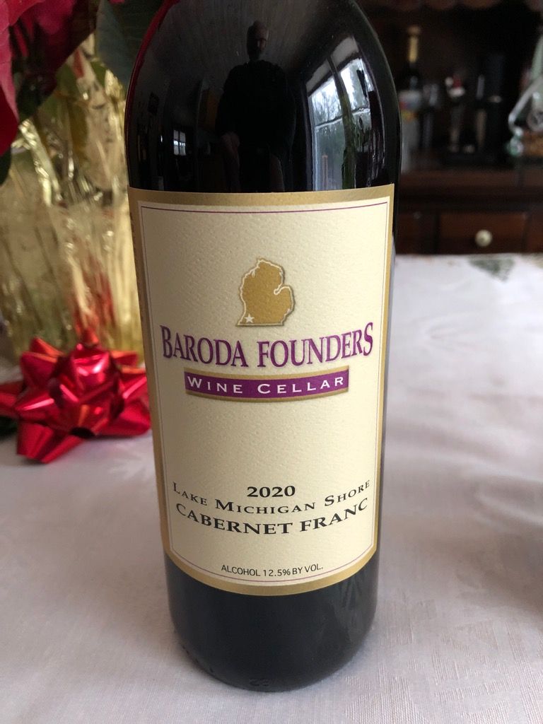 2021 Baroda Founders Wine Cellar Cabernet Franc, USA, Michigan, Lake ...