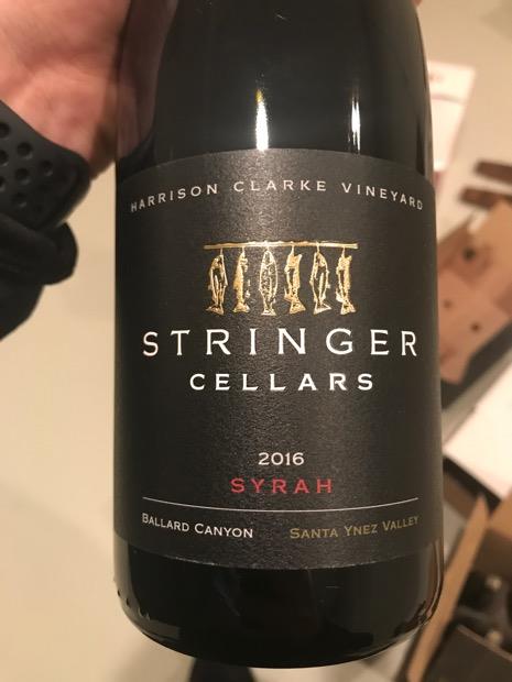 2016 Stringer Cellars Syrah Harrison Clarke Vineyard, USA, California ...