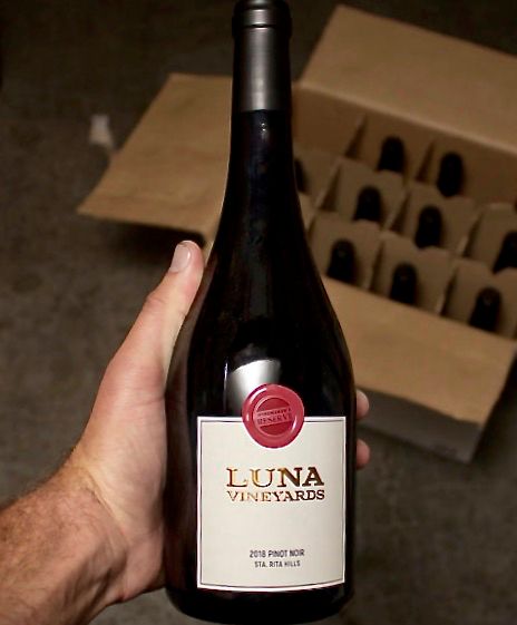 2018 Luna Vineyards Pinot Noir Winemaker's Reserve, USA, California ...