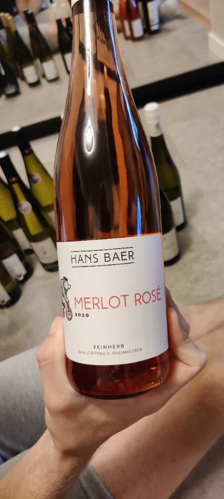 2021 Hans Baer Merlot feinherb, Germany, Rheinhessen - CellarTracker