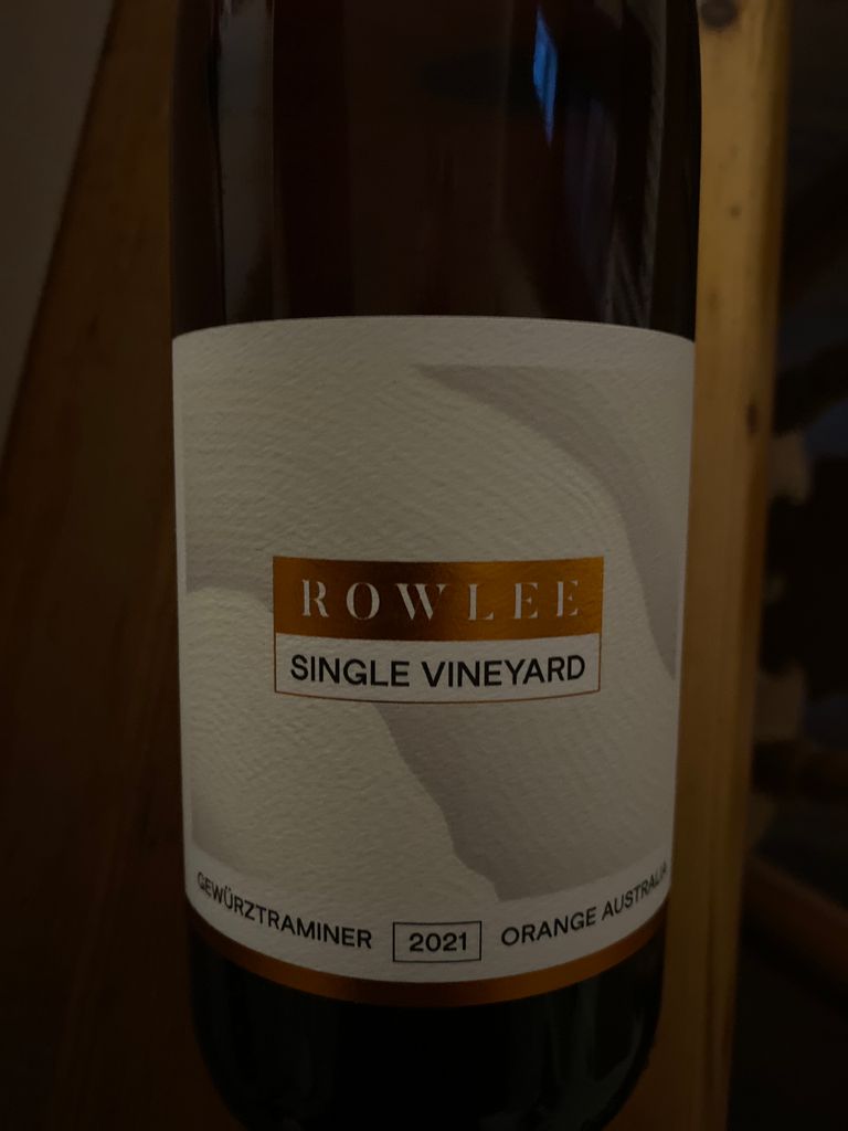 2022 Rowlee Wines Gewürztraminer Single Vineyard, Australia, New South ...