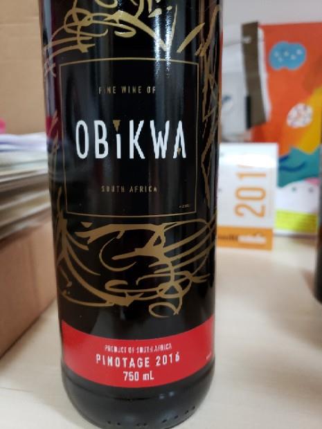 2016 Obikwa Pinotage, South Africa, Western Cape - CellarTracker