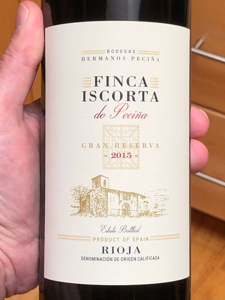 2015 Bodegas Hermanos Peciña Rioja Señorío de P. Peciña Gran Reserva ...