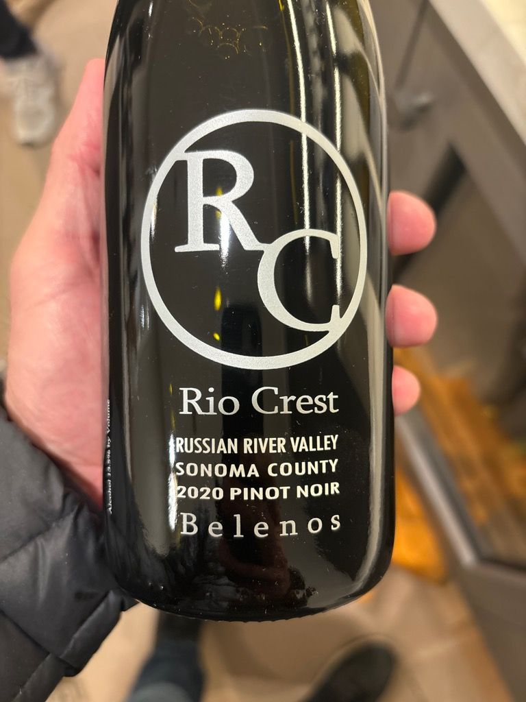 2020 Rio Crest Pinot Noir, USA, California, Sonoma County, Green Valley ...