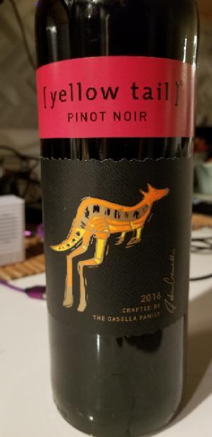 2016 Yellow Tail Pinot Noir, Australia, South Eastern - CellarTracker