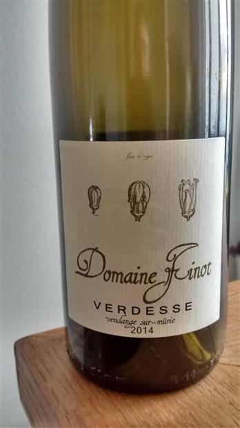 2014 Domaine Finot Isère Côteaux du Grésivaudan Vendenge sur-mûrie ...