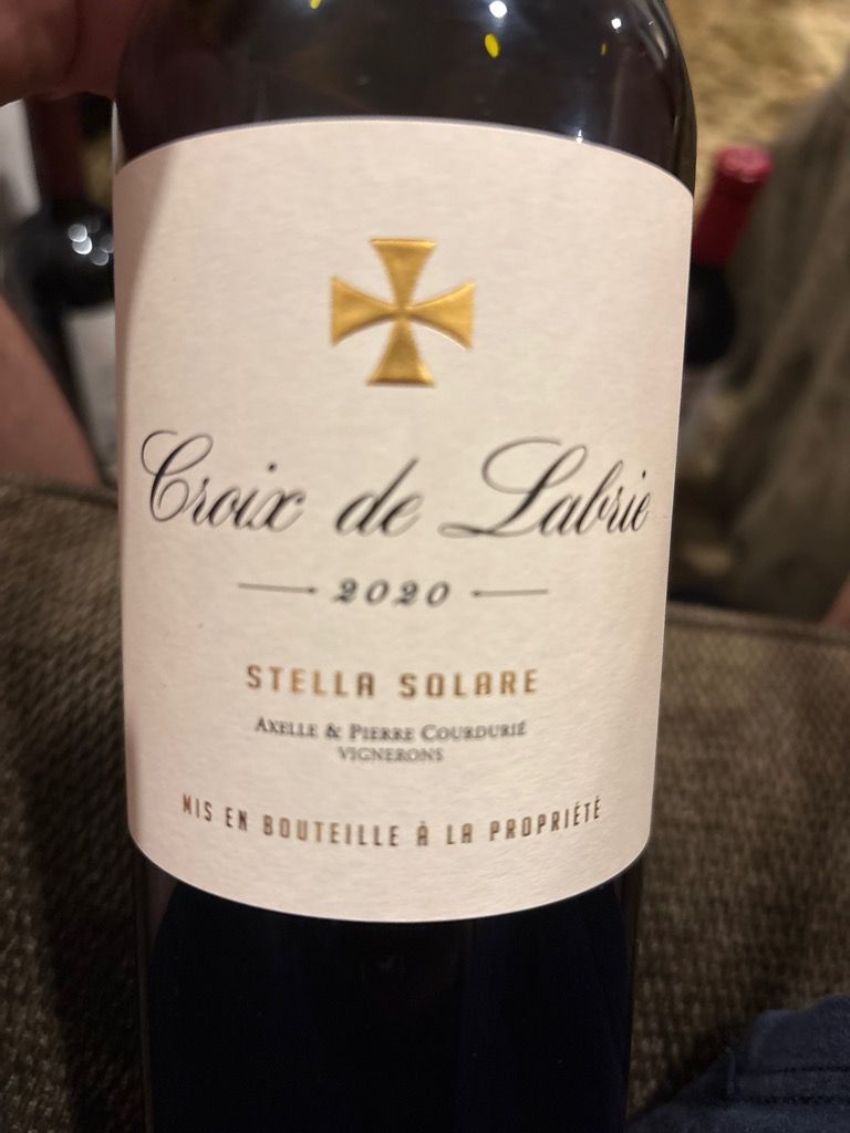 2020 Château Croix de Labrie Stella Solare Blanc, France, Bordeaux ...