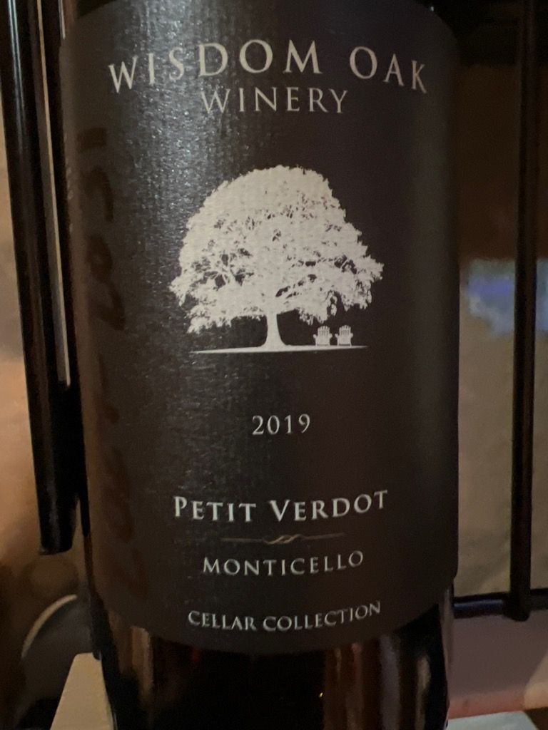 2020 Wisdom Oak Petit Verdot, USA, Virginia, Central Virginia ...