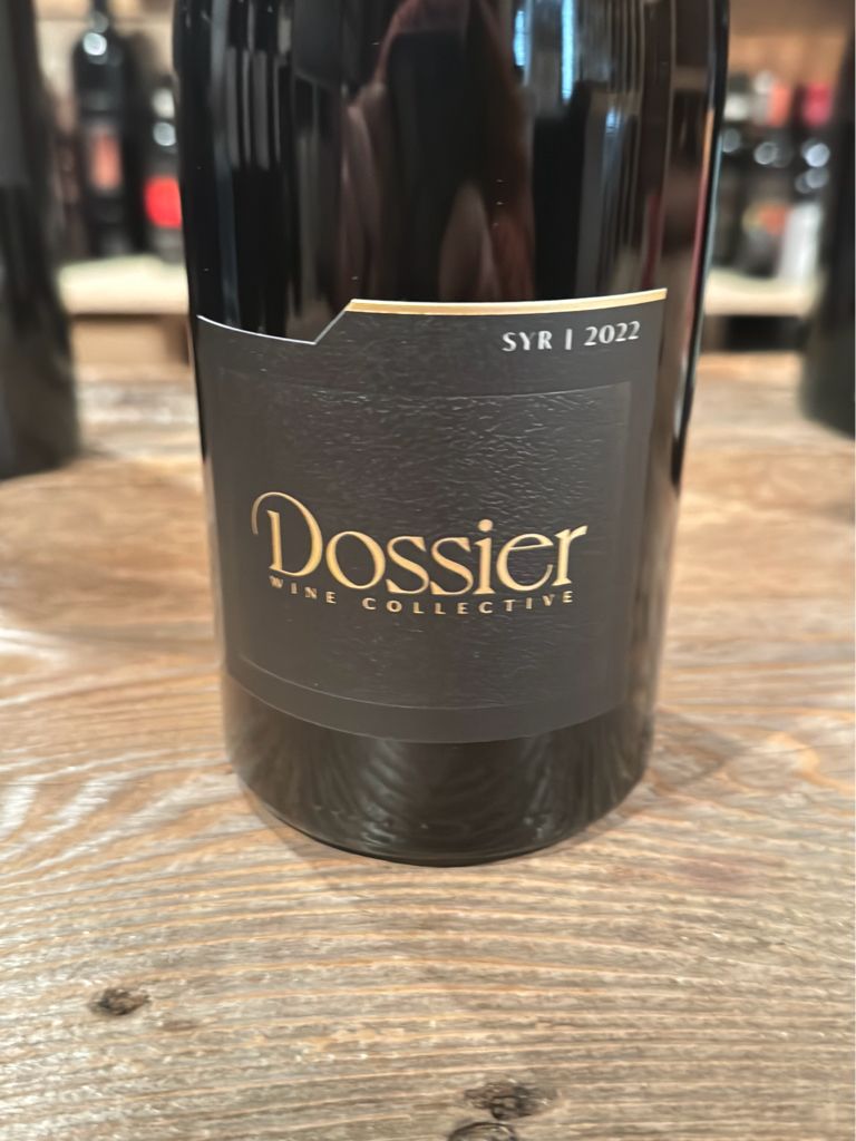 2023 Dossier Wine Collective Syrah Black Label, USA, Washington ...