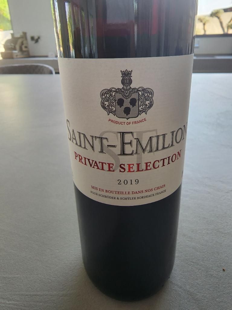 2019 Schröder & Schÿler Saint-Emilion Private Selection, France ...