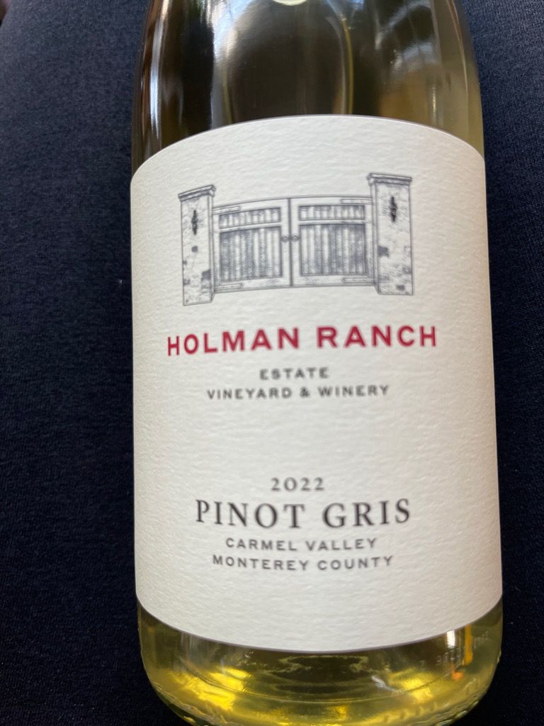 2022 Holman Ranch Pinot Gris, USA, California, Central Coast, Carmel ...