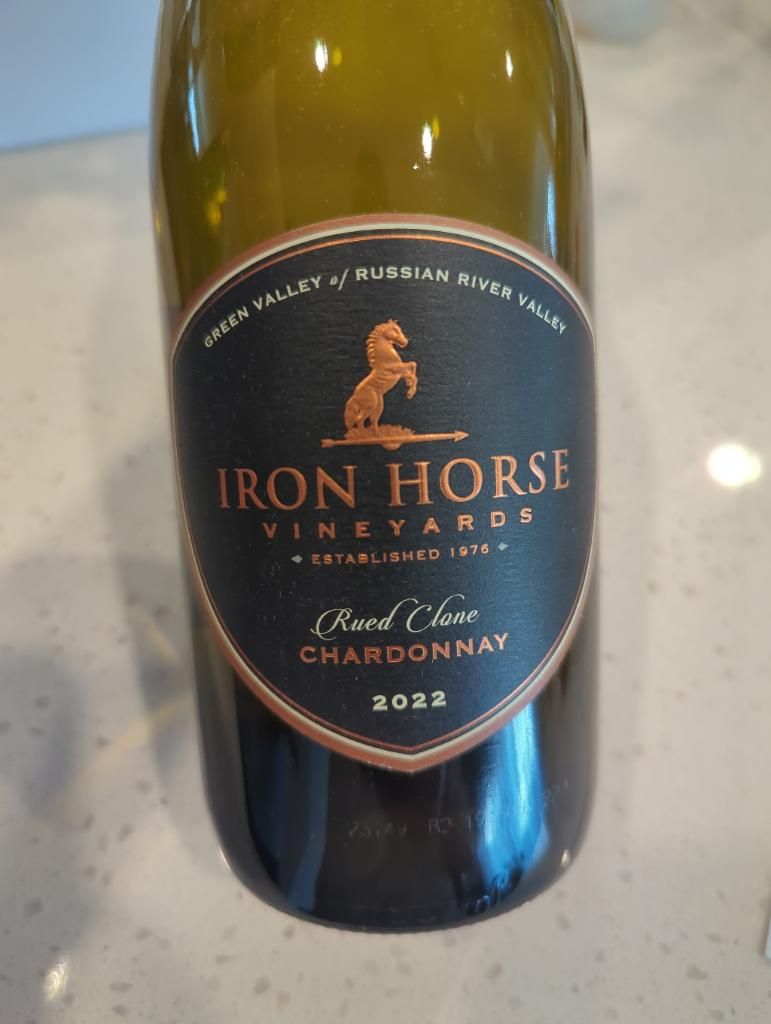 2021 Iron Horse Vineyards Chardonnay Rued Clone, USA, California ...