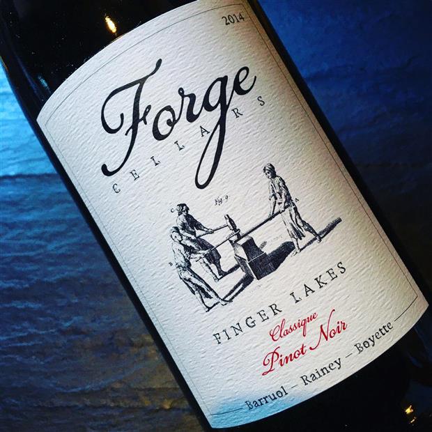 2014 Forge Cellars Pinot Noir Classique, USA, New York, Finger Lakes ...