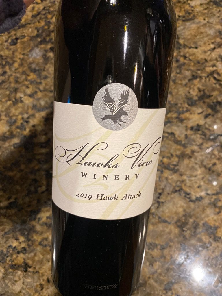 2020 Hawks View Winery Hawk Attack Red Wine, USA, Oregon, Southern ...