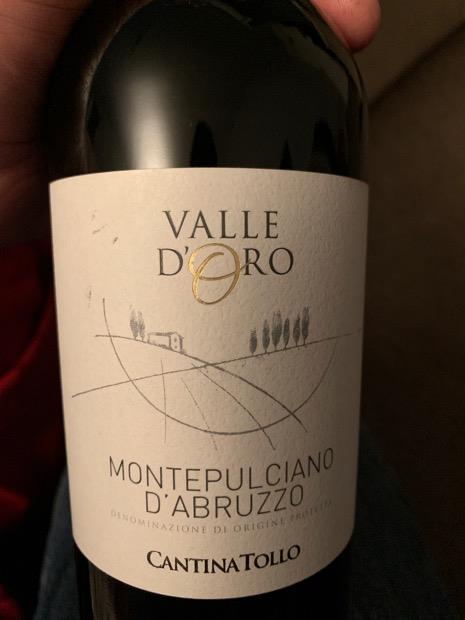 2017 Cantina Tollo Montepulciano d'Abruzzo Valle D'Oro, Italy, Abruzzi ...