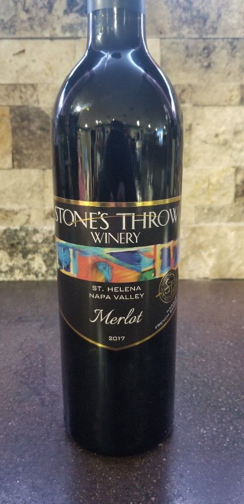 2017 Stone's Throw Winery Merlot, USA, California, Napa Valley, St ...