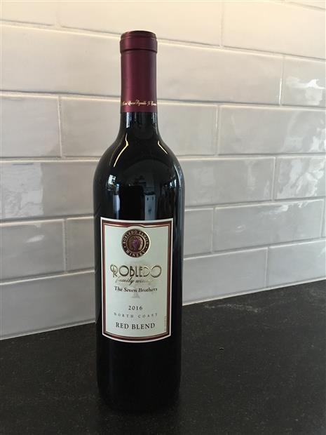 2019 Robledo Family Winery The Seven Brothers Red Blend, USA ...