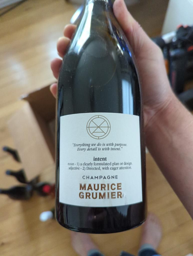 NV Maurice Grumier Champagne Intent, France, Champagne - CellarTracker