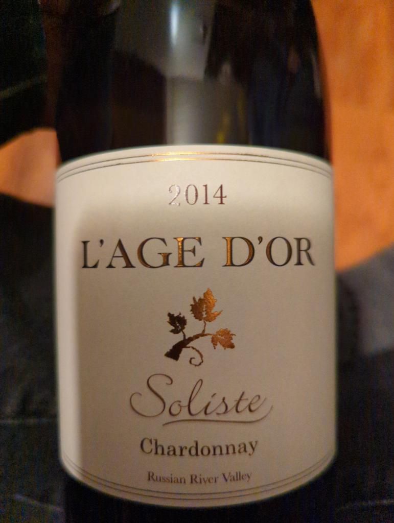 2015 Soliste Cellars Chardonnay L'Age D'Or, USA, California, Sonoma ...