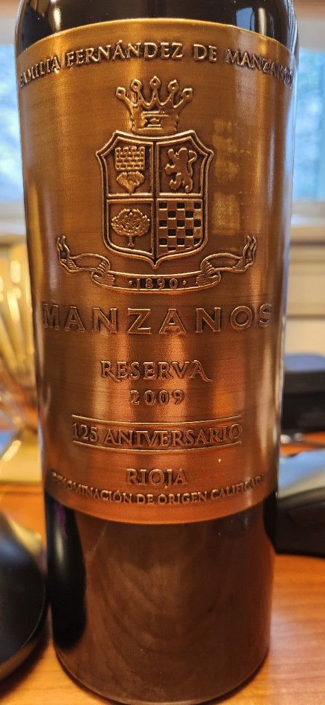 2009 Finca Manzanos Rioja 125 ANIVESARIO Reserva, Spain, La Rioja ...