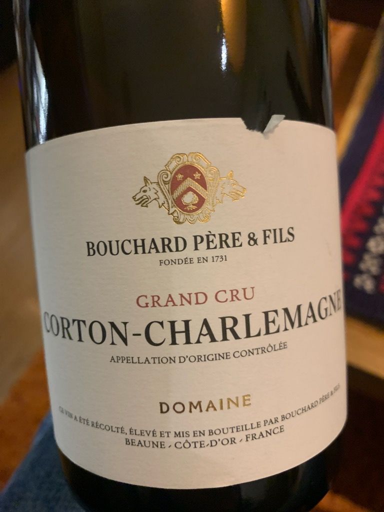 2022 Bouchard Père et Fils Corton-Charlemagne Domaine, France, Burgundy ...